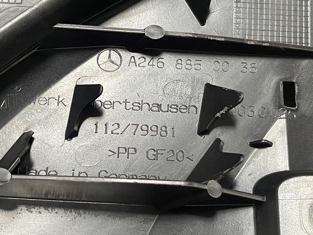 Mercedes-Benz B W246 Front Bumper Cover Bottom Support A2468850036 for ...