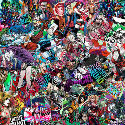 Sticker Bomb sheet 500mm by 500mm Euro Vinyl Decal Wrap Car Van desk ...