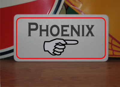 Phoenix Metal Sign | eBay
