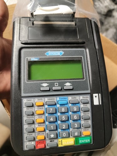 Hypercom T7plus Credit Card Machine Reader Combo Kit for sale online | eBay