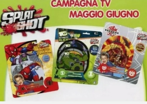 SPLAT SHOT GIOCATTOLI BEN 10 SPIDERMAN BAKUGAN SPECIFICARE IL MODELLO ...
