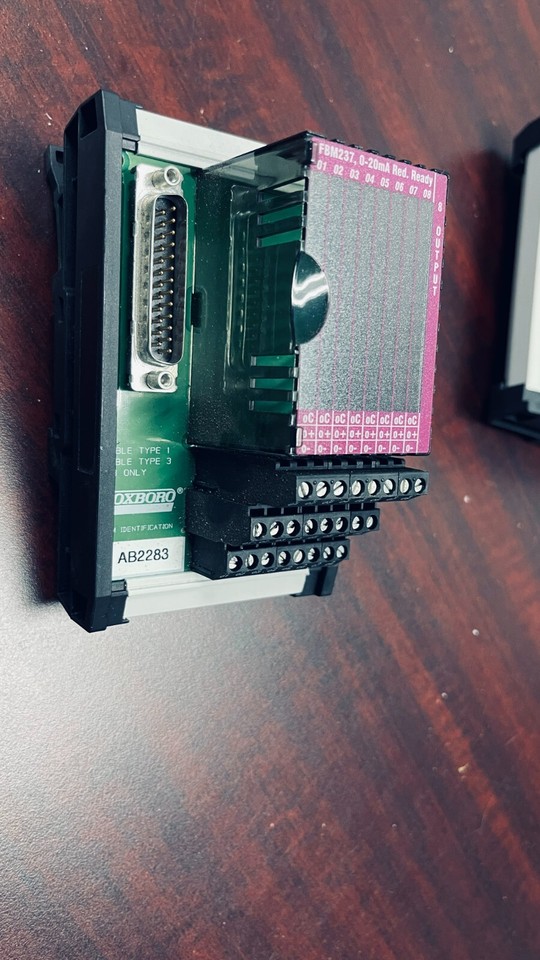Foxboro FBM237 0-20mA Red. Ready PLC Termination Assembly | eBay