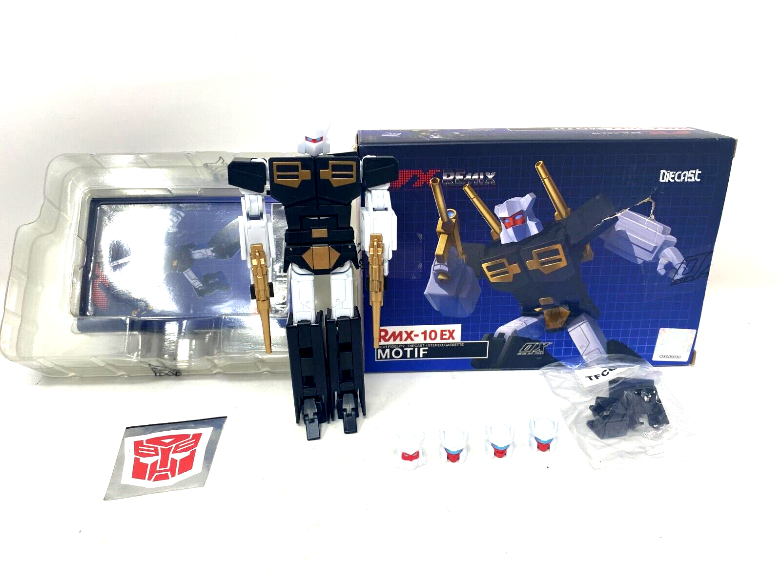 Mastermind MMC Ocular Max OX ReMix RMX-10 Transformers Rewind Motif (5 ...