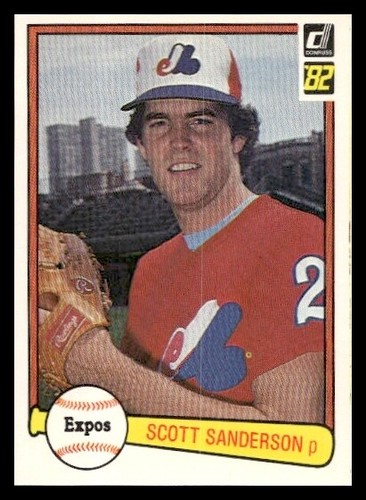 1982 Donruss #288 Scott Sanderson Montreal Expos Baseball card | eBay