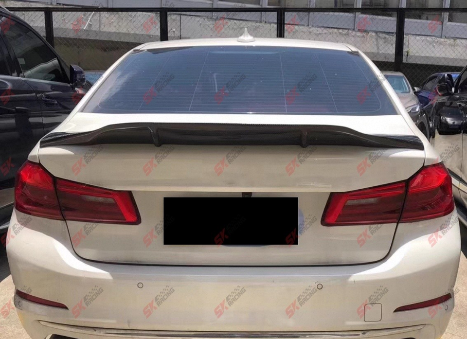 Rear Trunk Spoiler Wing Kits Fits For BMW M5 F90 2018-23 Real Carbon ...