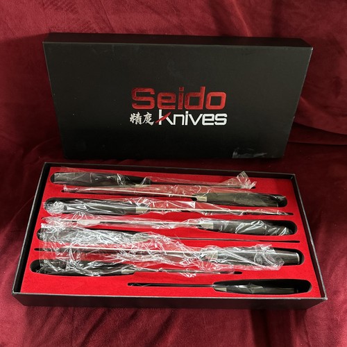 Seido Knives Japanese Master Chef Knife Set, 8-Piece Professional ...