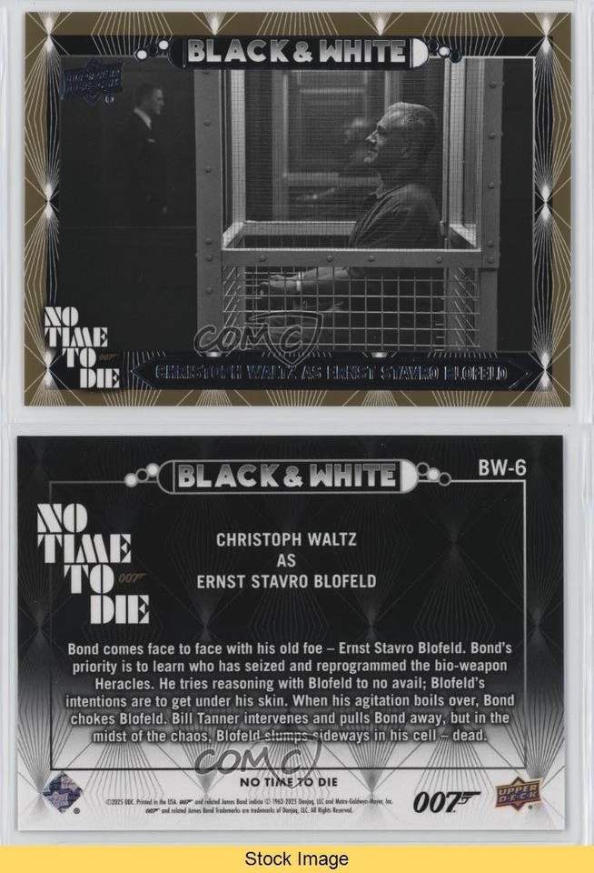 2025 James Bond No Time To Die Christoph Waltz as Ernst Stavro Blofeld ...