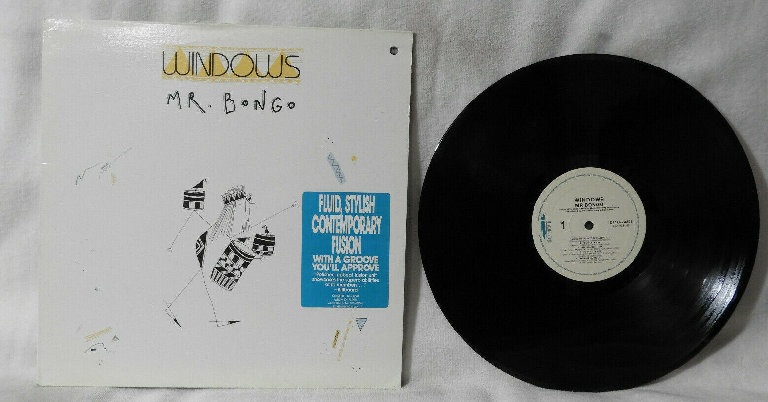 MR. BONGO "Windows" 1988 (Intima/1st Press) Fusion VG+/EX!! | eBay