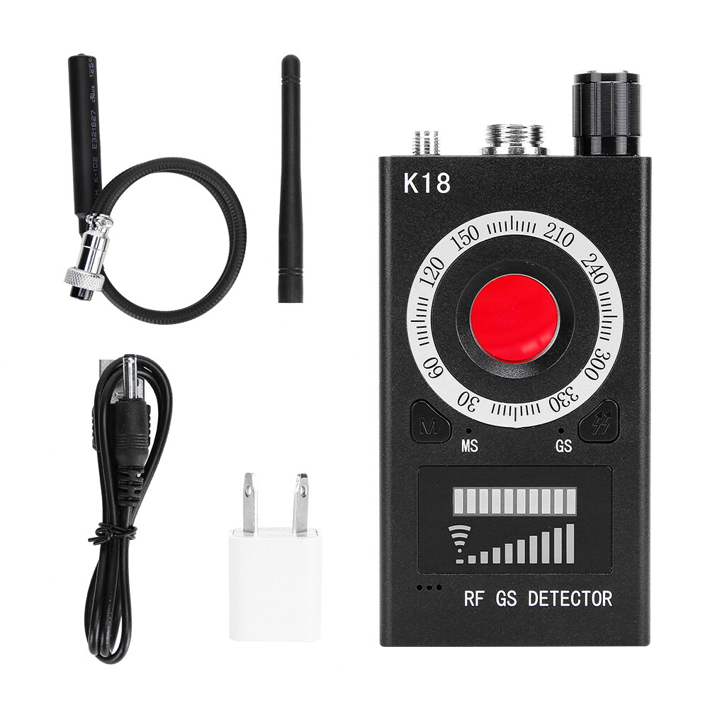 K18 RF Signal detector Anti-spy Detector Camera GSM Audio Bug Finder ...