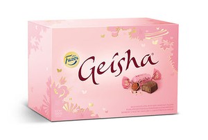 FAZER GEISHA Milk Chocolate Pralines with Soft Hazelnut Filling 150g 5 ...