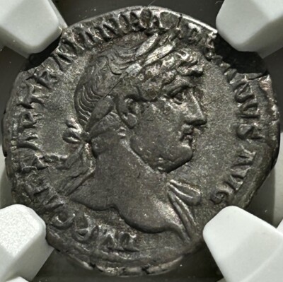 Hadrian AR Denarius AD 117-138 Roma Victory NGC VF 4/5 4/5 | eBay