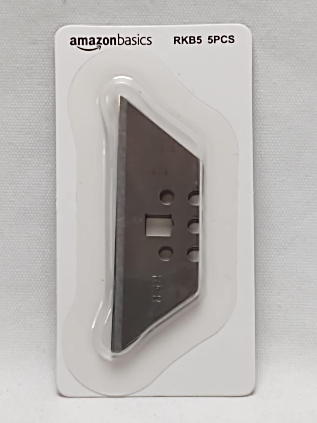 Amazon Basics 3-Notch Utility Knife Blades, Two Each 5-packs (10 total ...