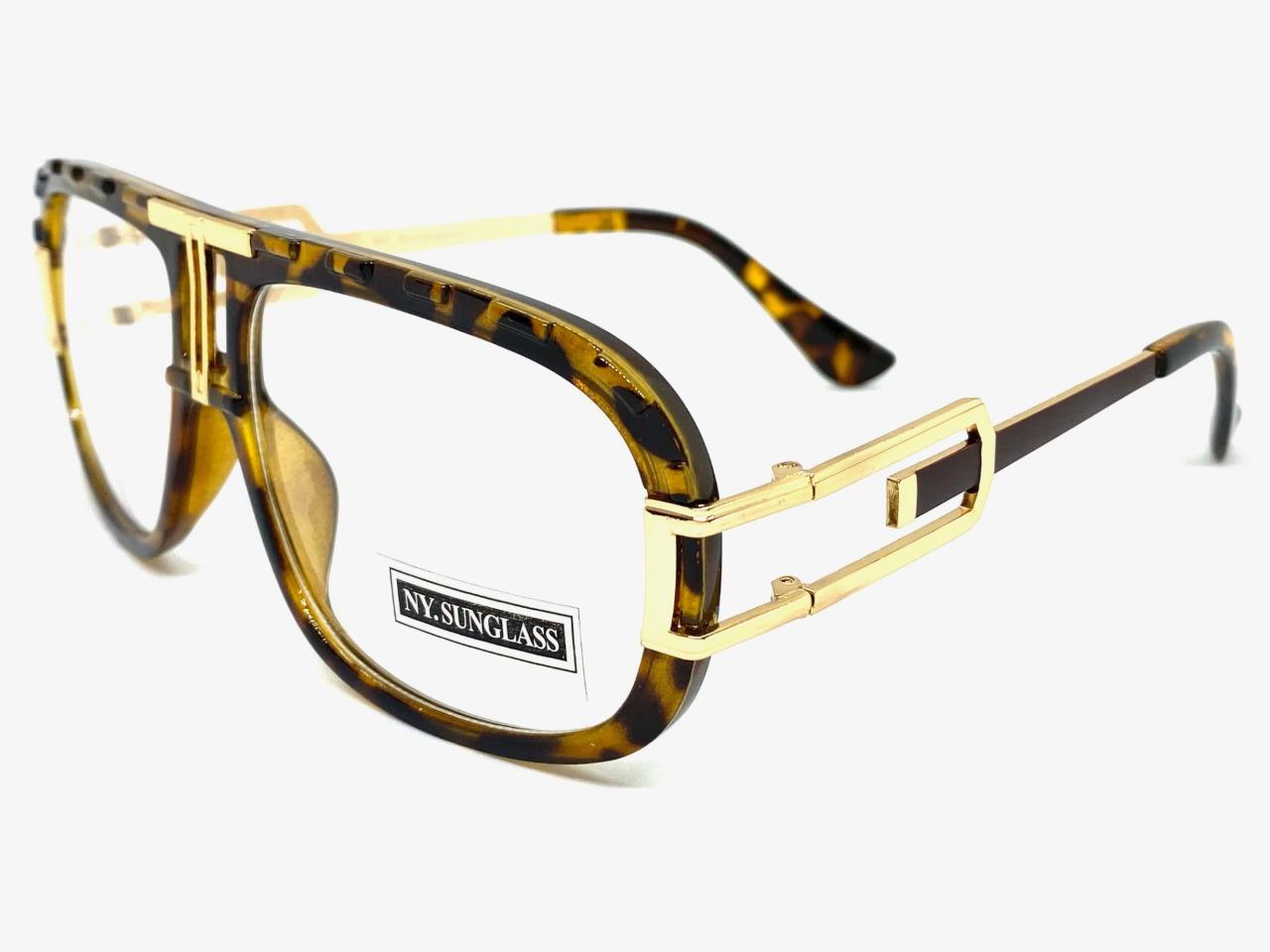 Men Classic Vintage Retro Hip Hop Rapper Style EYE GLASSES Tortoise ...