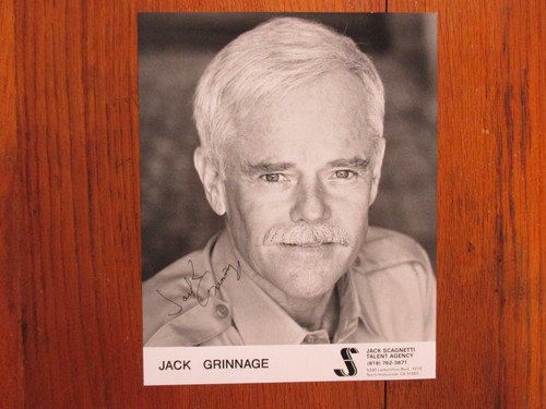 JACK GRINNAGE ("Rebel Without a Cause") Signed 8 X 10 Glossy B & W ...