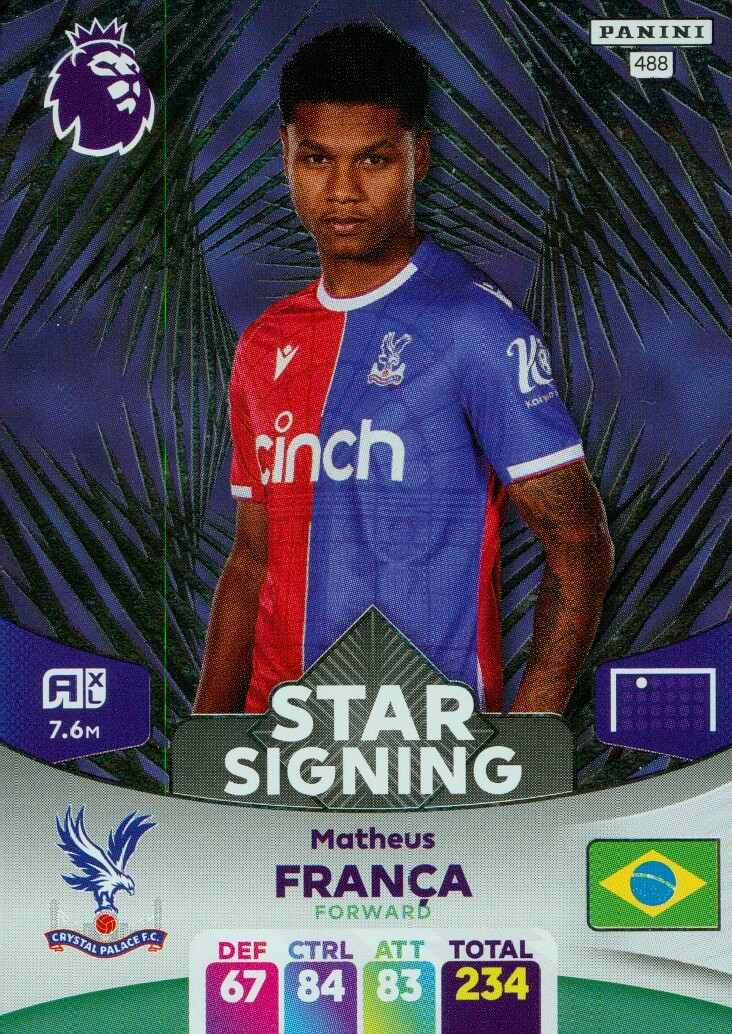 Panini Star Signings Update 2024 #470-517 Adrenalyn xl Premier league ...