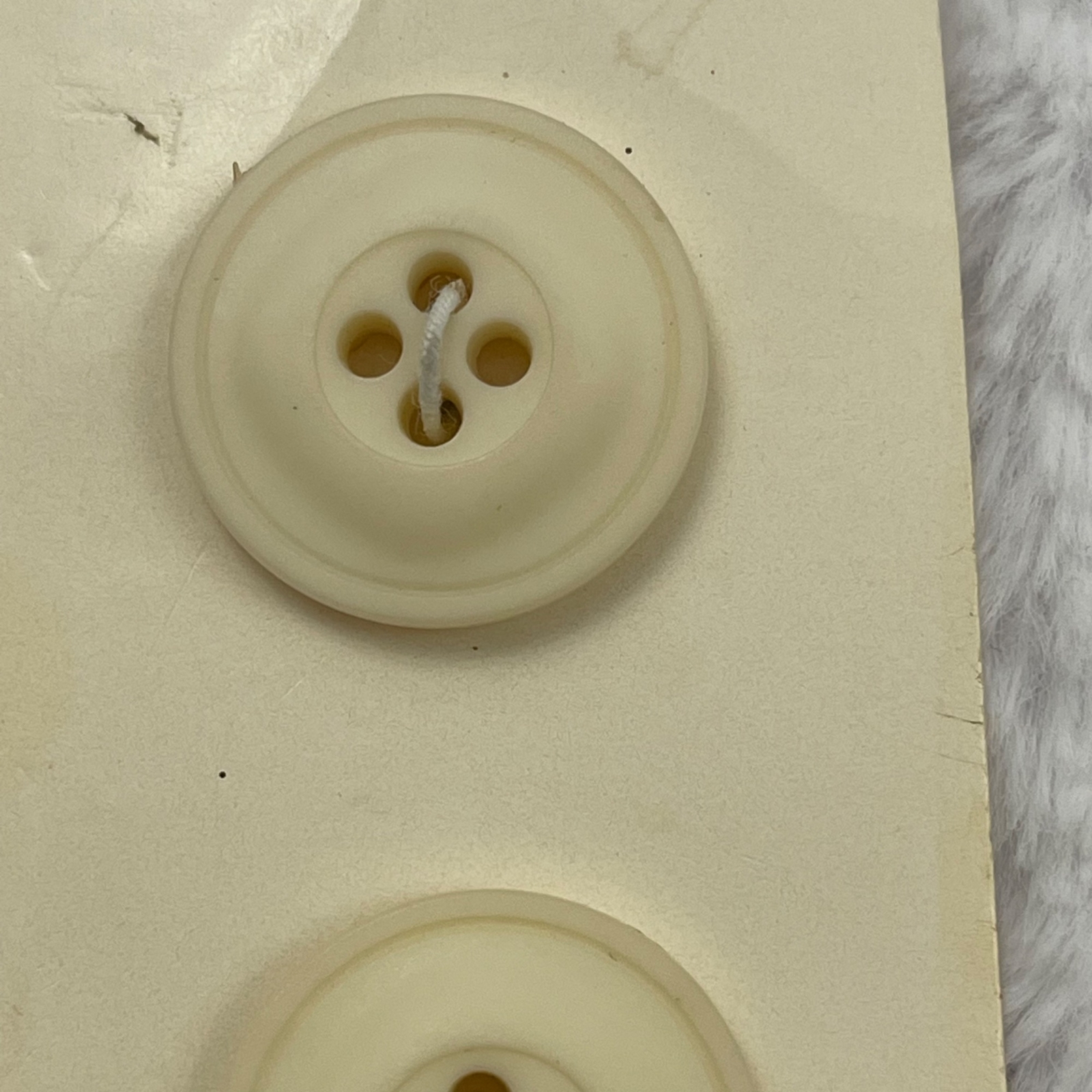 JHB International 7/8" White 4-Hole, Vintage Buttons, Set of 2 | eBay