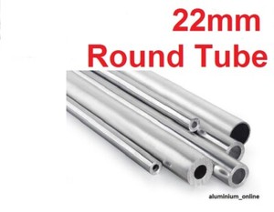 ALUMINIUM ROUND TUBE 22mm, 2 thickness, lengths up to 100mm - 2500mm | eBay