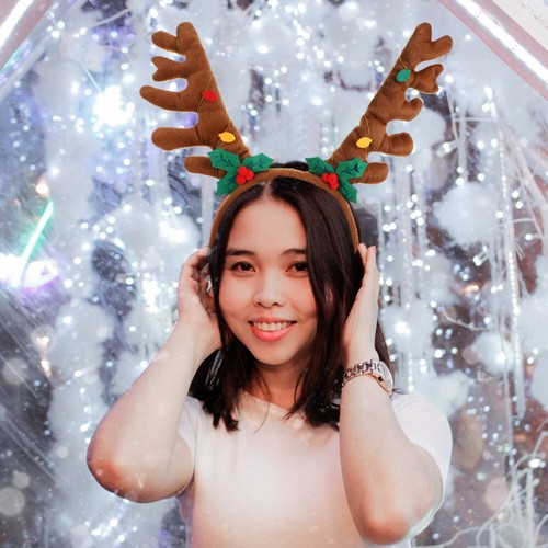 5Pcs Cerfs Dessins Corne Bandeau Antler Bande De Cheveux De Noël Tête ...