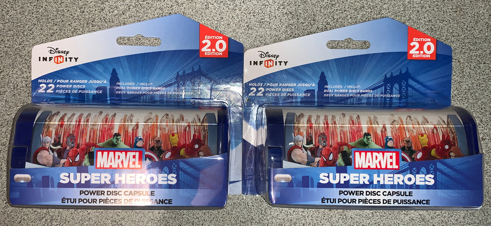 (2) Marvel Super Heroes Power Disc Capsule 2.0 Disney Infinity | eBay