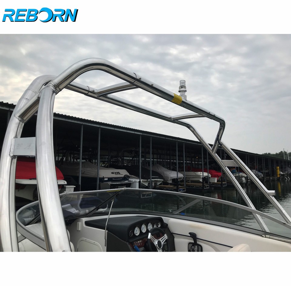 Reborn Launch Forward-facing Boat Wakeboard Tower polished Easy ...