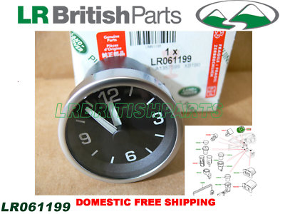 GENUINE LAND ROVER CLOCK RANGE ROVER 10-12 RANGE ROVER SPORT 10-13 LR4 ...