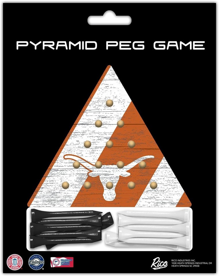 Texas Longhorns Peg Pyramid Game | eBay