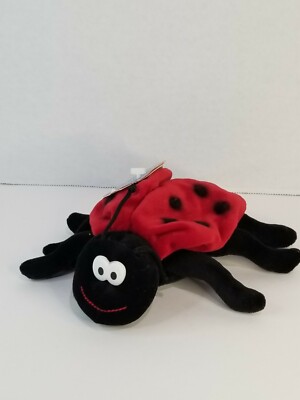 Dan Dee Lady Bug Emm Red Plush Stuffed Animal Toy Gift 6 Inch Bean Bag ...