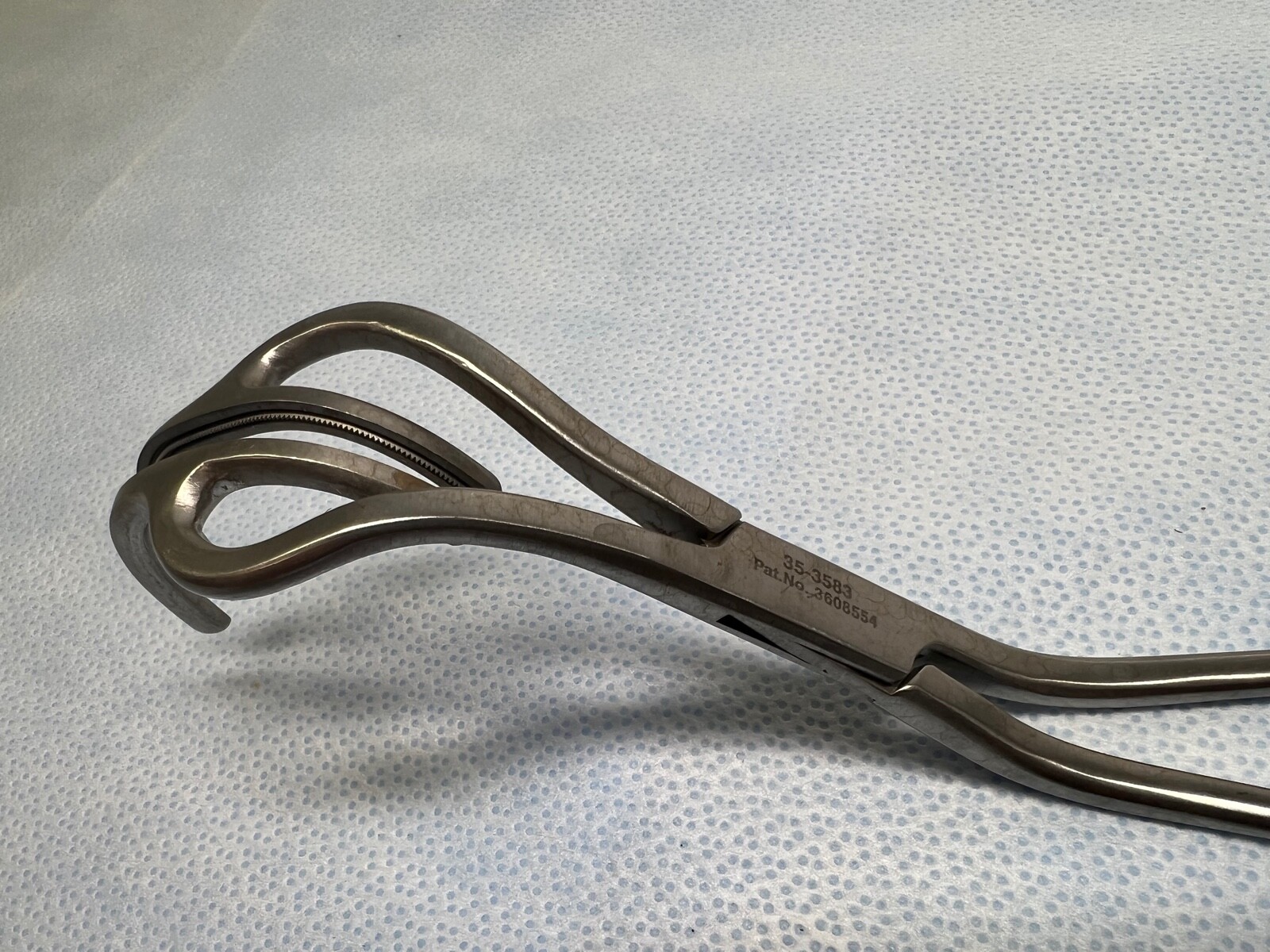 Pilling 35-3584 Lemol Strong Aorta Clamp Curved DeBakey Jaw Angled ...