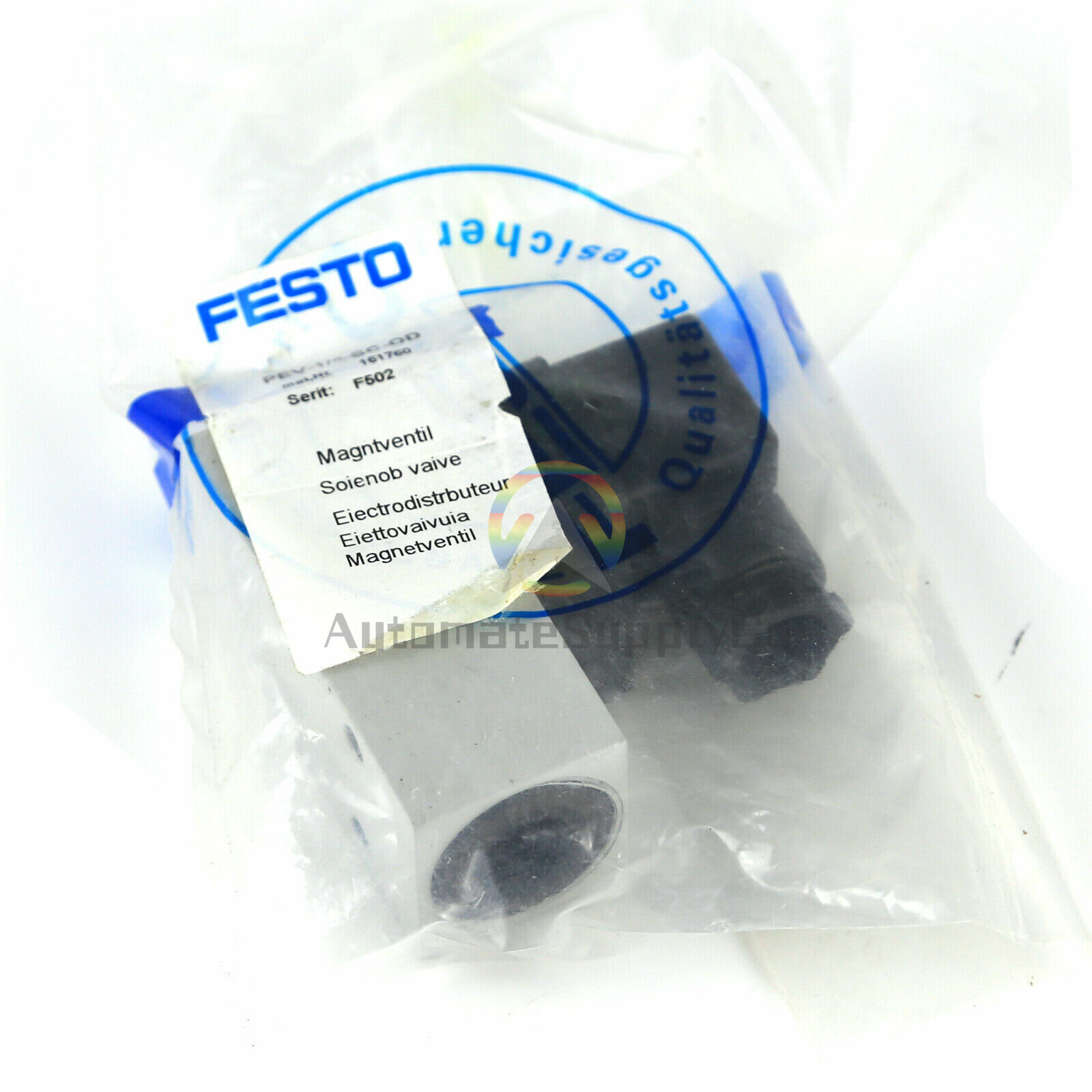 New Festo Pneumatic PEV-1/4-SC-OD 161760 Pressure Switch PEV-1/4-SC-0D ...