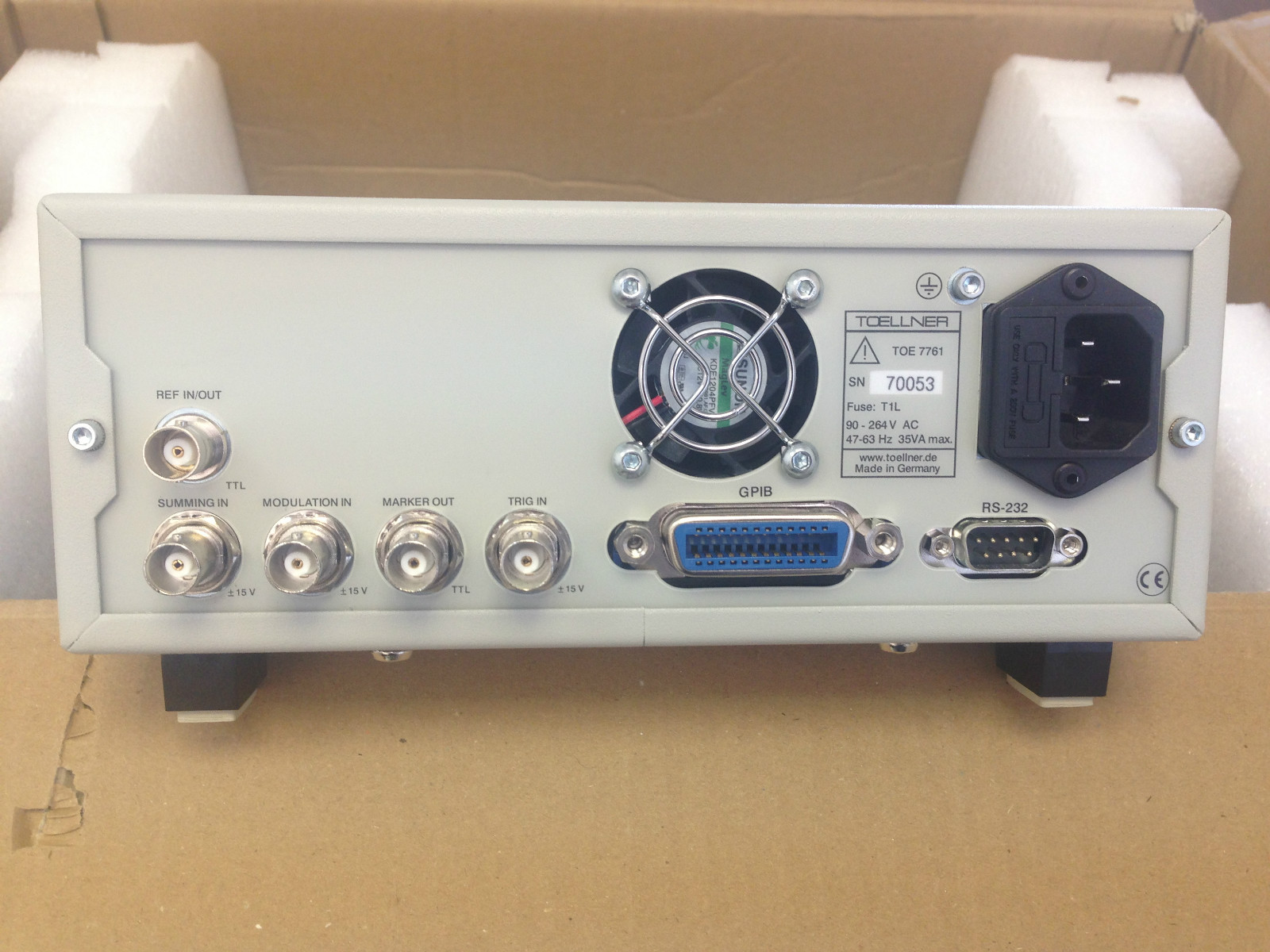 Toellner TOE 7761 Arbitrary function generator, 40 MHz with fresh ...