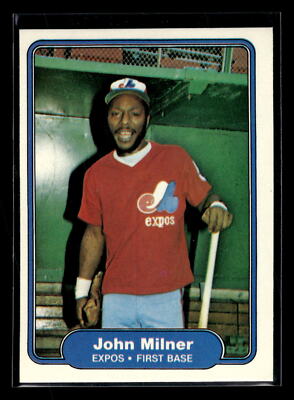 1982 Fleer Baseball #197 John Milner Set Break Mint+ Montreal Expos | eBay