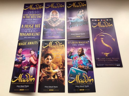 ALADDIN The Musical X7 West End / Broadway Flyers. Matthew Croke ...