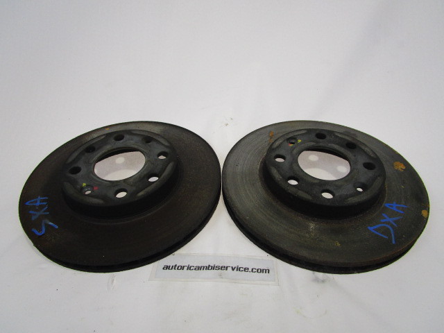 96471274 Pair Front Brake Discs Chevrolet KALOS 1.2 B 5m 53kw (2006 ...