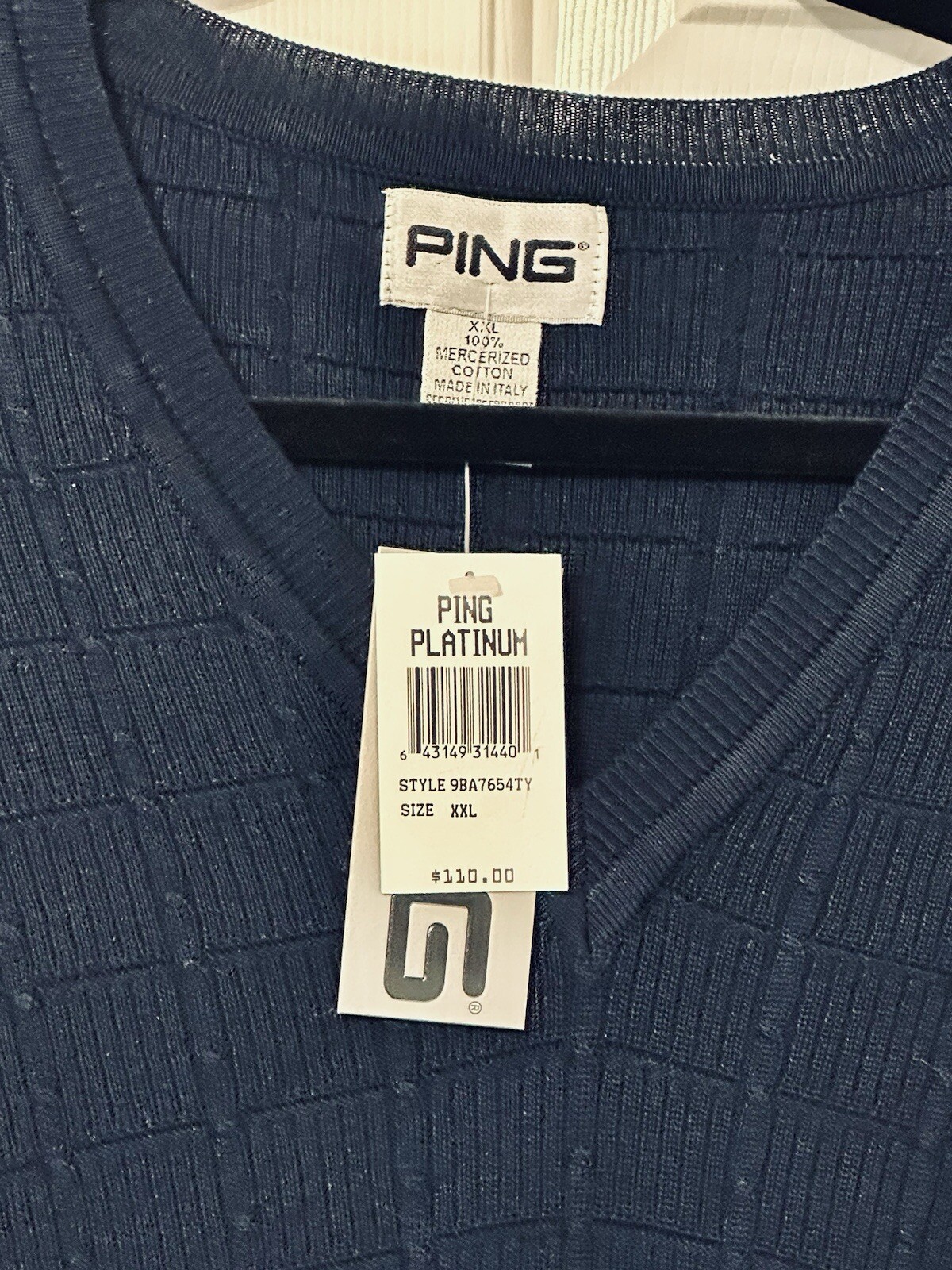 Ping Men’s Golf Sweater Vest Blue Sz Xxl NWT. | eBay