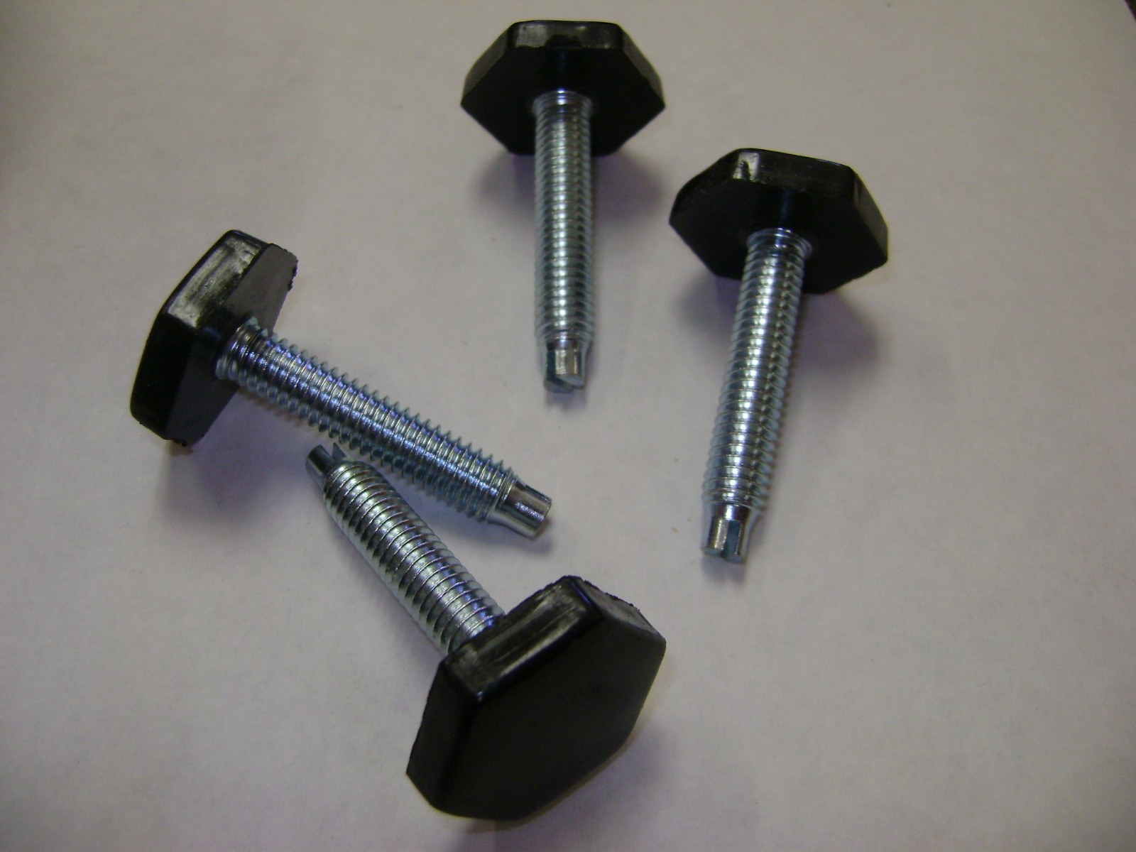 4 FURNITURE APPLIANCE LEVELING LEGS WITH SLOT 5/16-18 X 1-1/2" THREAD ...