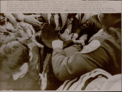 LG787 1975 Wire Photo SARAH JANE MOORE President Ford Assassination ...