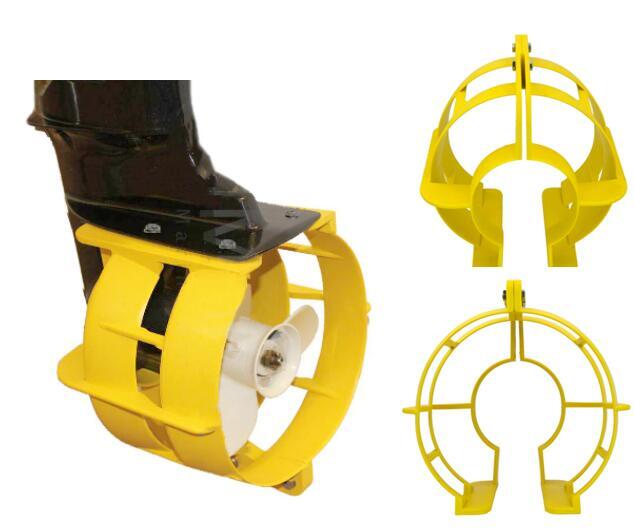 9" Yellow Prop Guard 9.9 15 20 HP Propeller Guard Outboard Boat Engine ...