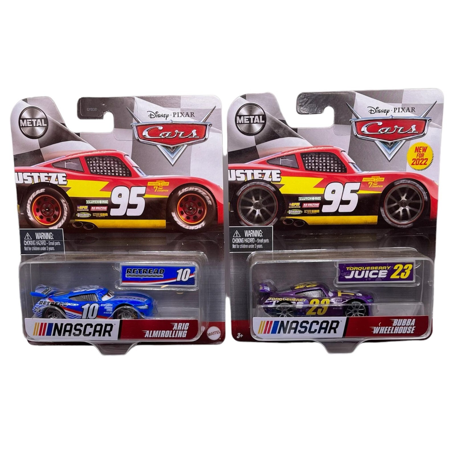 DISNEY PIXAR CARS NASCAR SERIES ARIC ALMIROLLING RETREAD METAL 2021