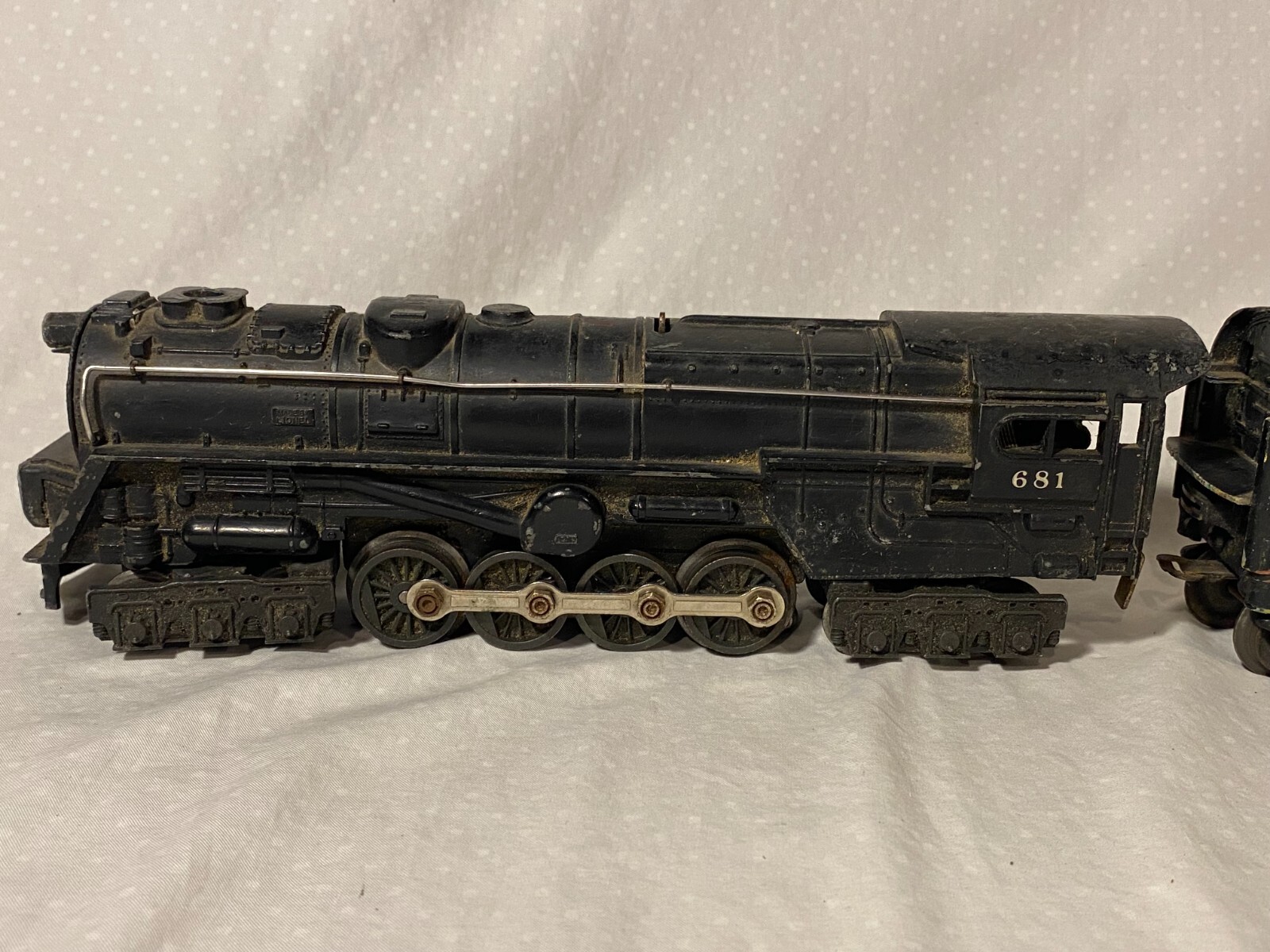 Lionel Locomotive Engine 681 & 2671W Pennsylvania Tender O Gauge U-21 ...