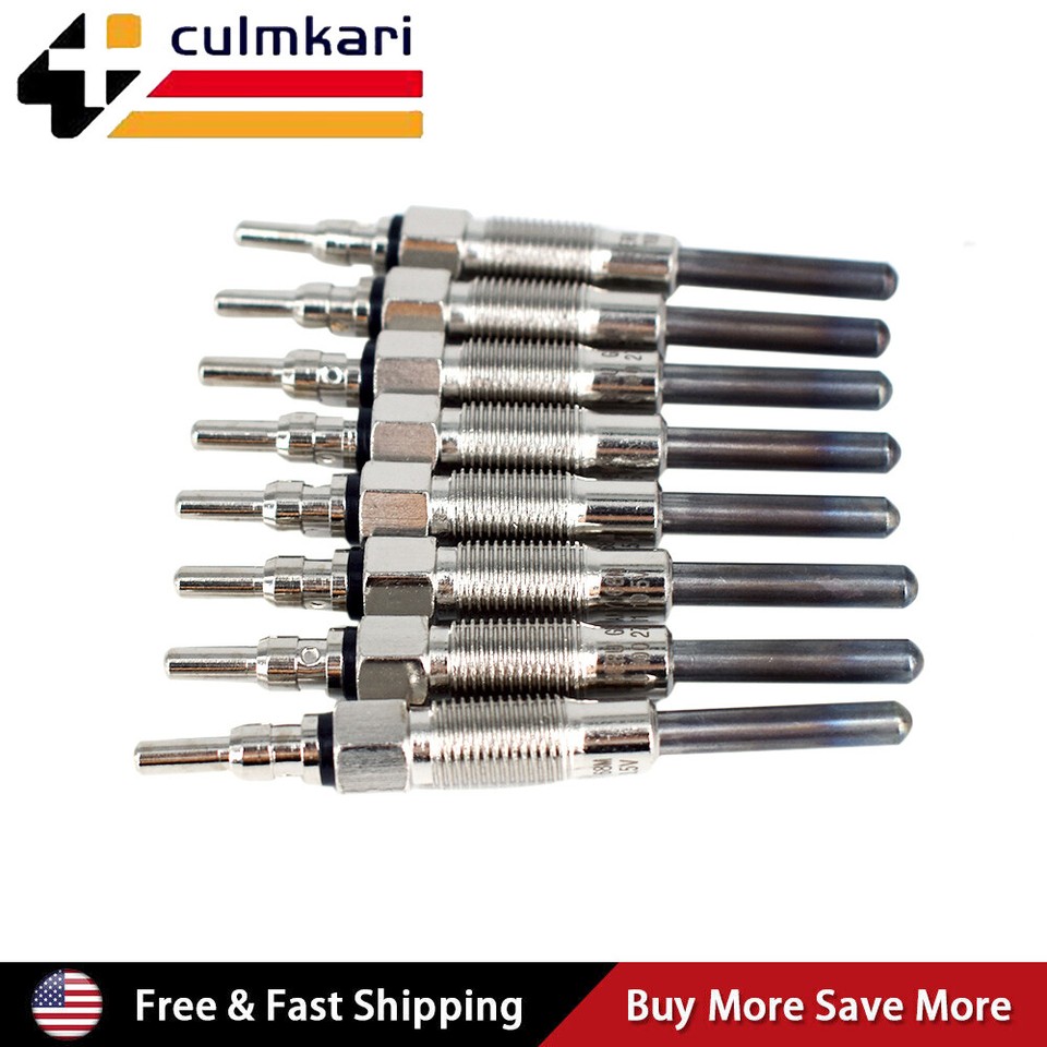 Set of 8 Motorcraft ZD-9 Glow Plugs for 7.3L IDI Ford F250 F350 F59 ...