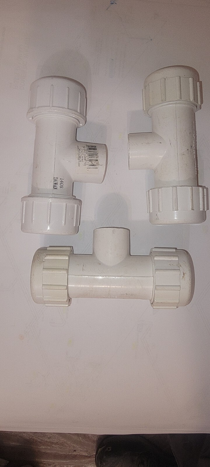 3pcs, 3/4" PVC Compression Tee C17-075 Jones Stephens brand NEW | eBay