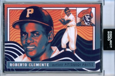 TOPPS PROJECT 2020 ROBERTO CLEMENTE TAYLOR ARTIST PROOF AP 3/20 Silver ...