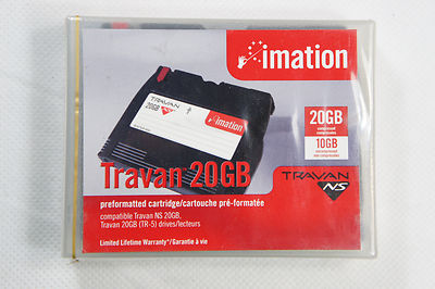 Imation Travan 20GB Preformatted Cartridge For Travan 20GB (TR-5) Brand ...