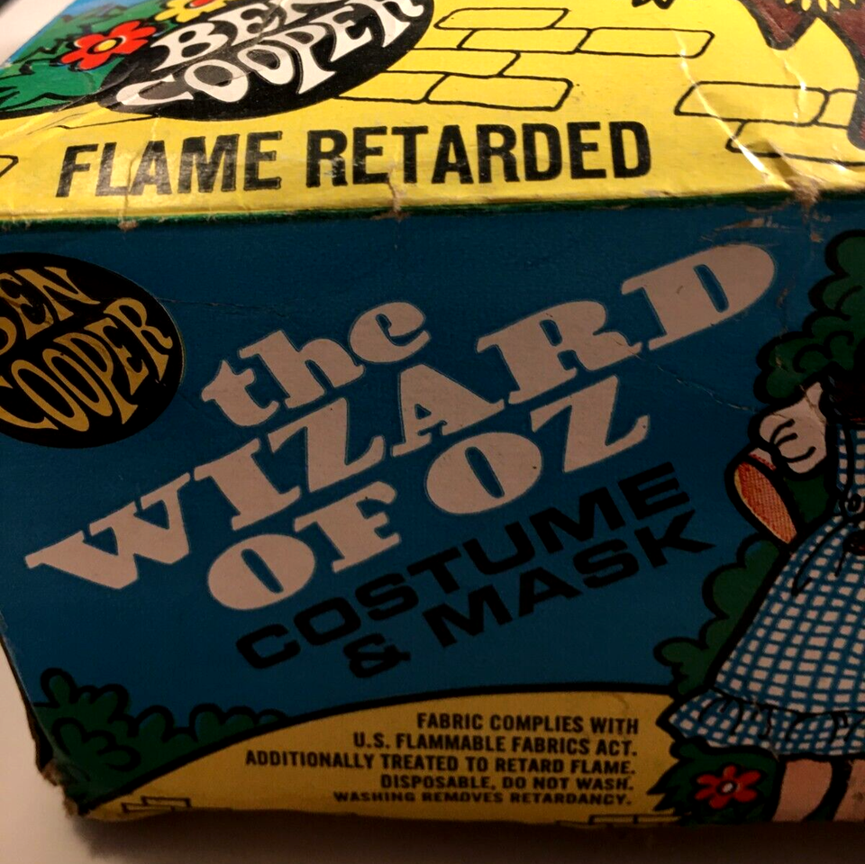Wizard of Oz TINMAN Vintage 1975 Collegeville Mask & Costume Ben Cooper ...
