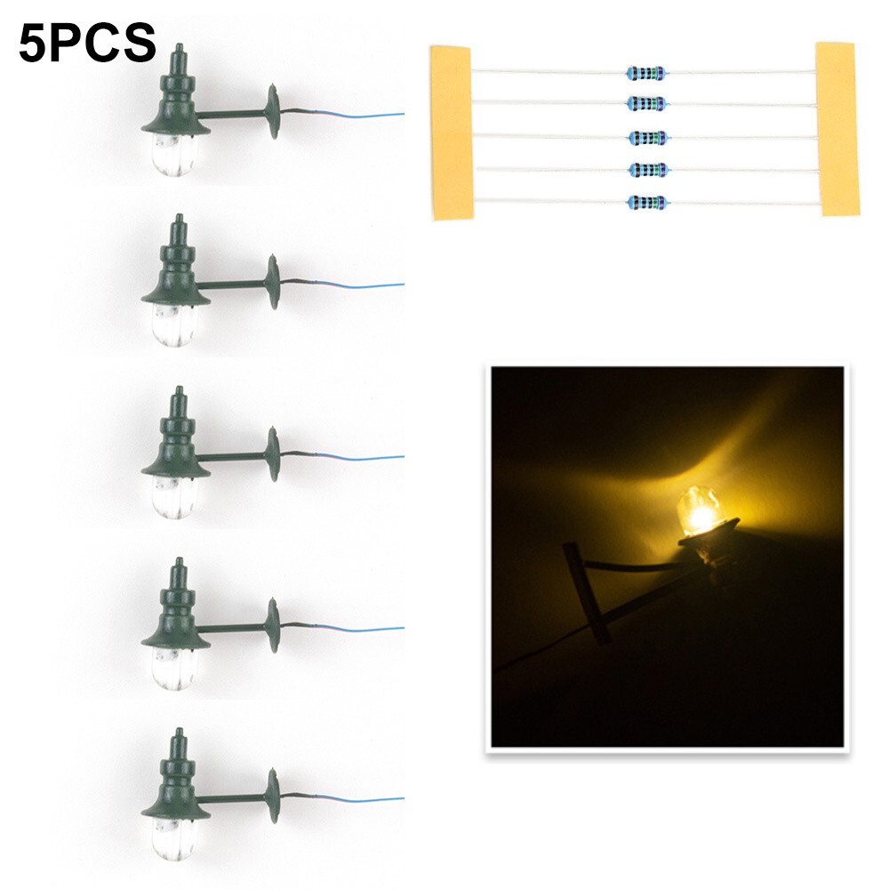 Practical Model Light HO Scale Wall Lights LED Railway Street With ...