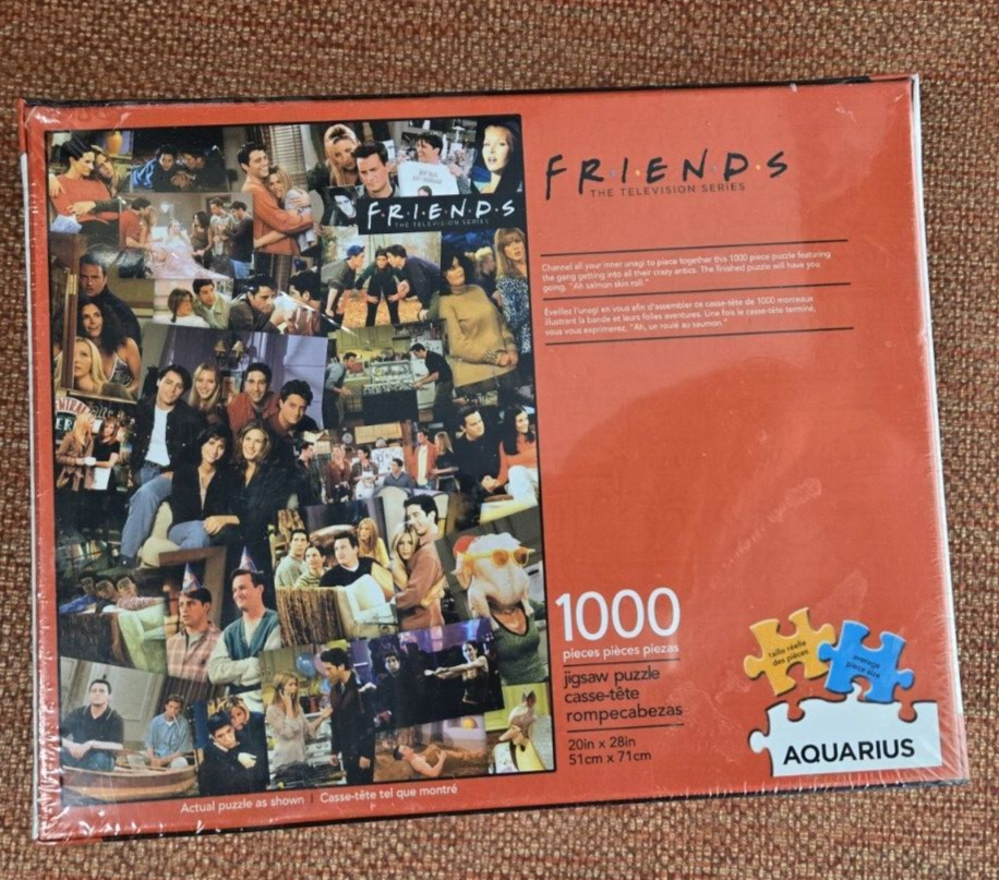 FRIENDS TV show 1000 Piece Jigsaw Puzzle Brand New 20"x28" Ross Rachael ...