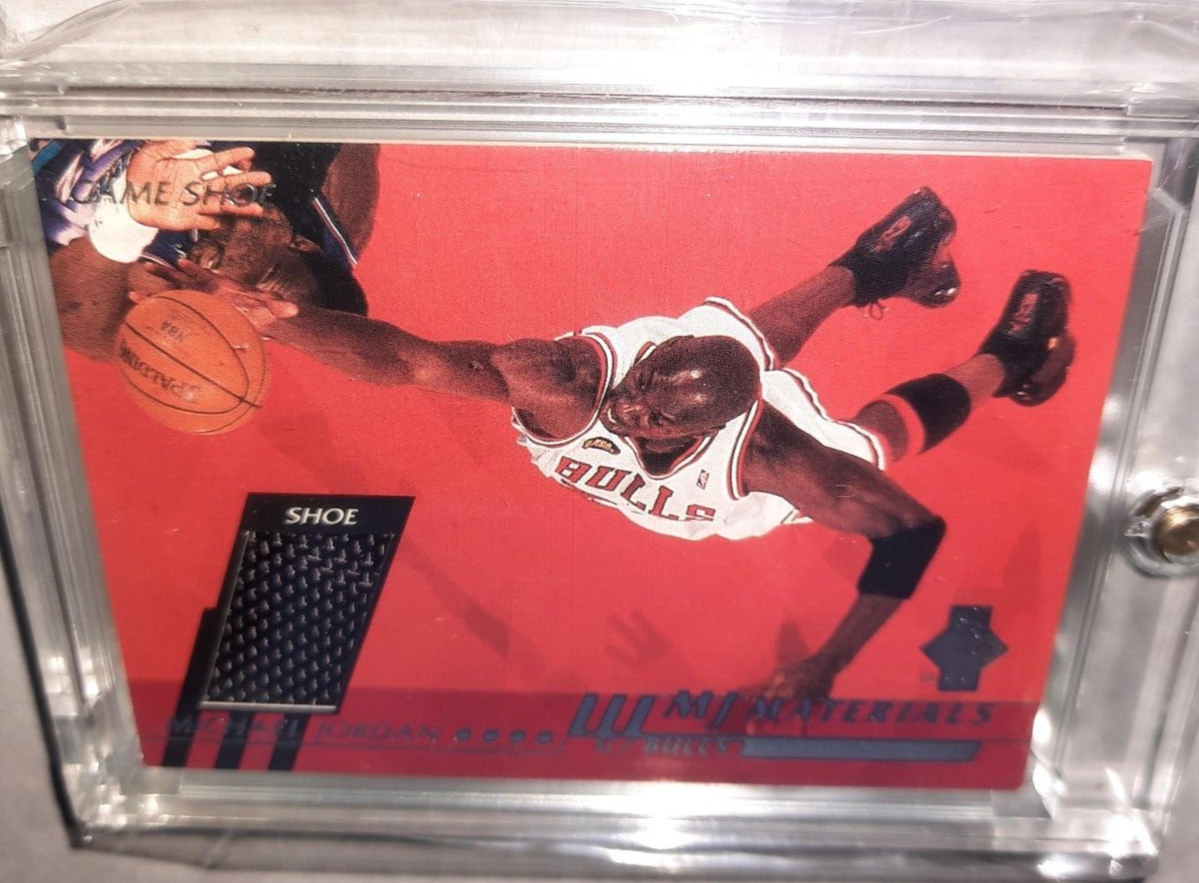 2000-01 MJ Materials Michael Jordan Shoe patch jersey AJ 11 black ...
