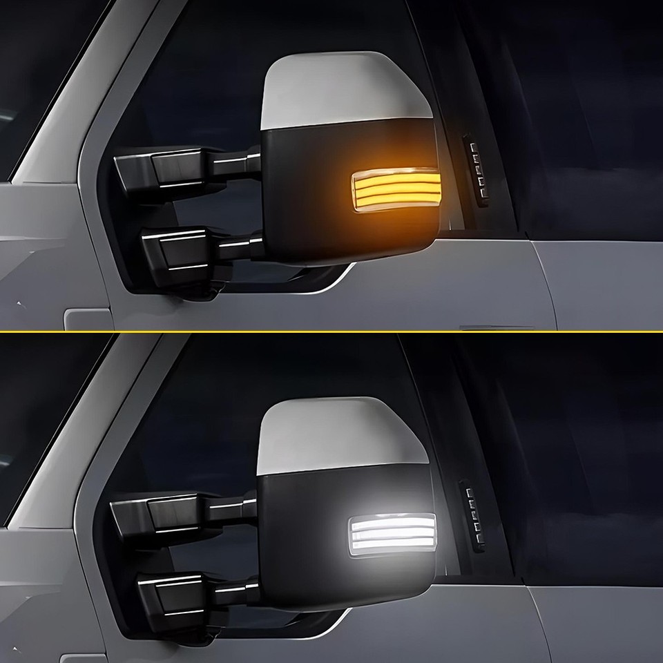 LED Side Mirror Marker Light Switchback For 17-23 Ford F250 F350 F450 ...