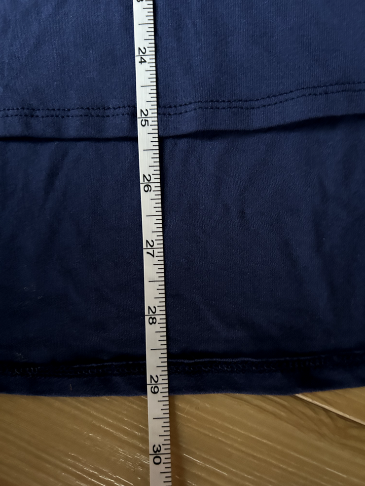 Three Bird Nest Scoop Neck Lightweight High-Low Navy Blue Bralette Tee ...