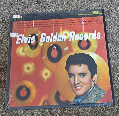 ELVIS PRESLEY Vinyl LP Record Album. ELVIS' GOLDEN RECORDS 1958 ...